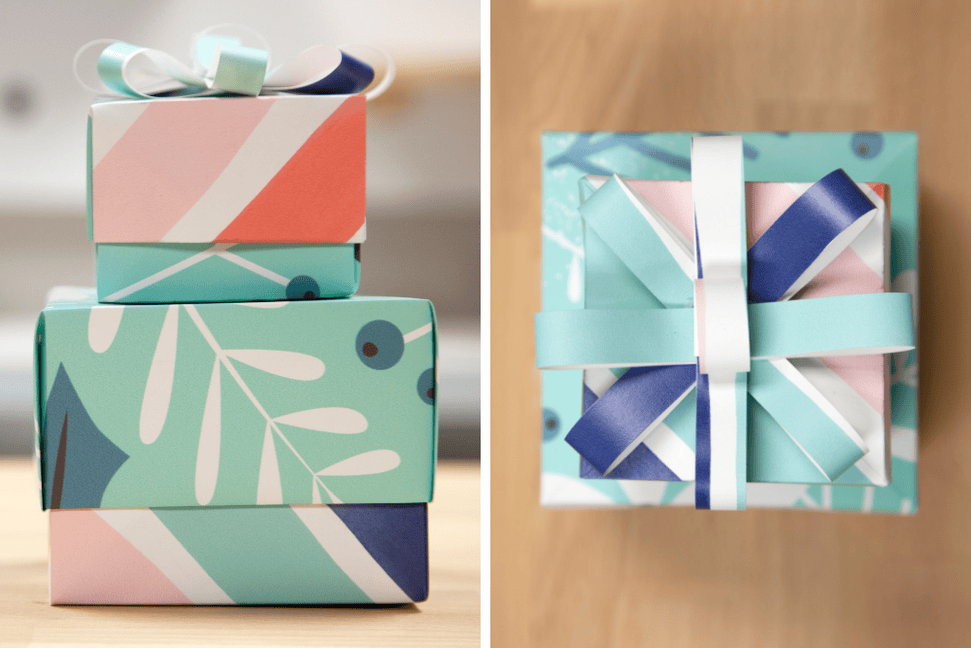 Gift boxes and wrapping paper store